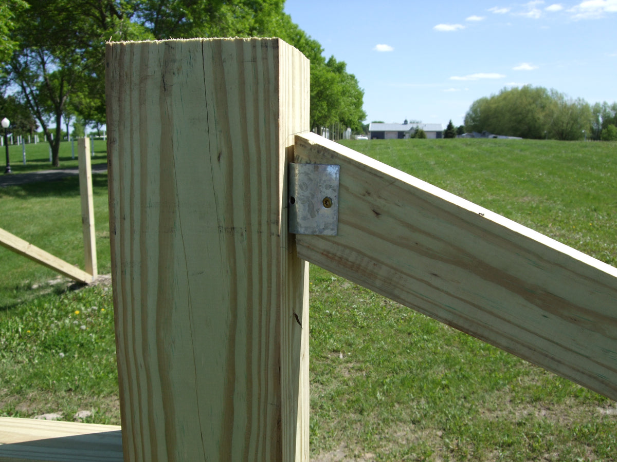 Diagonal Brace Plates Qty 8 each – Bluebird Fencing